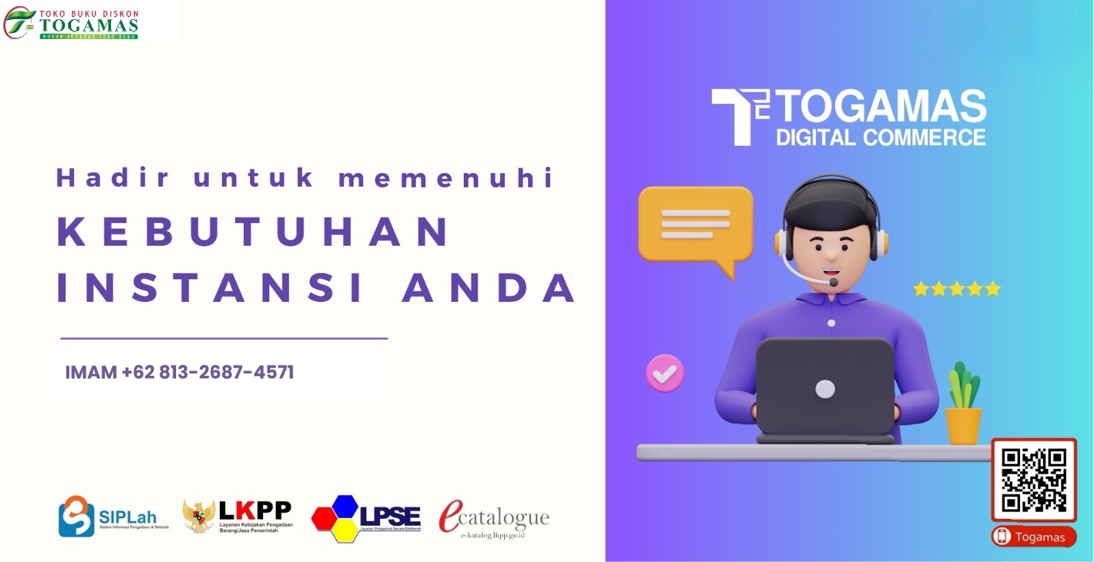 Toko buku terbesar | Togamas