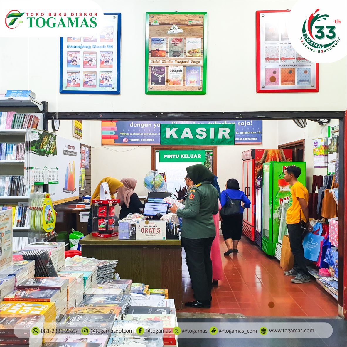 Toko buku terbesar | Togamas